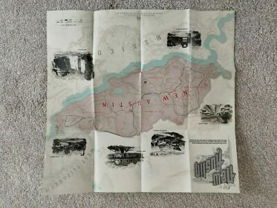 [MAP] RED DEAD Redemption 2 Map Of New Hanover & New Austin PS4 £2.50 ...