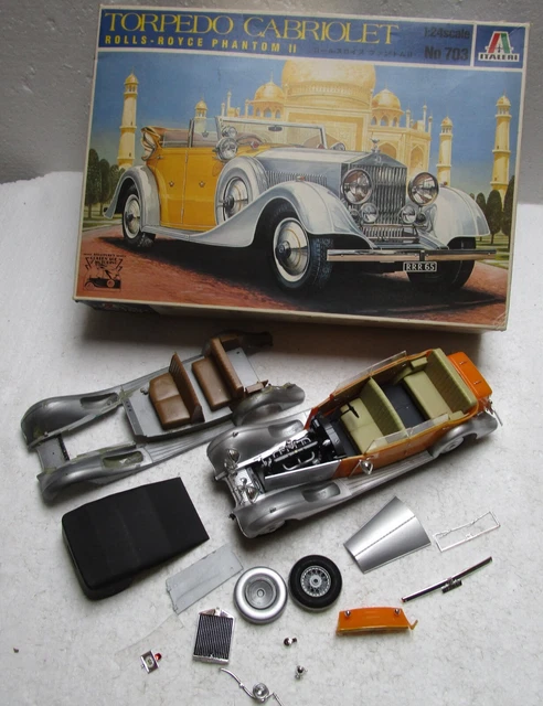 KONVOLUT MODELL/ TEILE Rolls Royce Phantom II von Italeri 703 im Maßstab 1/24 EUR 14,95 ...