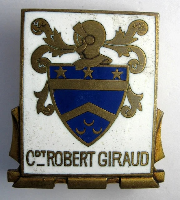 CDT ROBERT GIRAUD insignia Marine Nationale Arthus-Bertrand Paris £14. ...