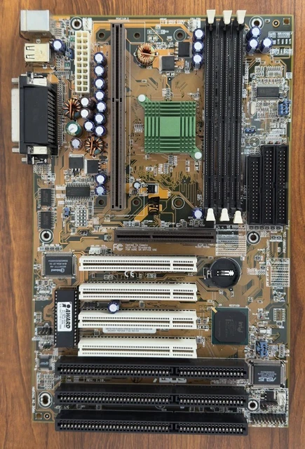 ASUS P2B SLOT 1 ATX Motherboard AGP PCI ISA IDE FDD Intel BX working £ ...