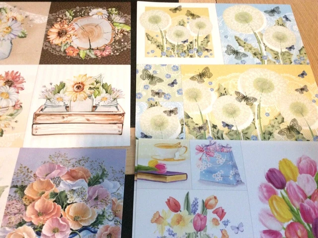 12 X PICTURE PERFECT SAMPLE PACK * BEAUTIFUL BLOOMS * HUNKY DORY * 8 X ...