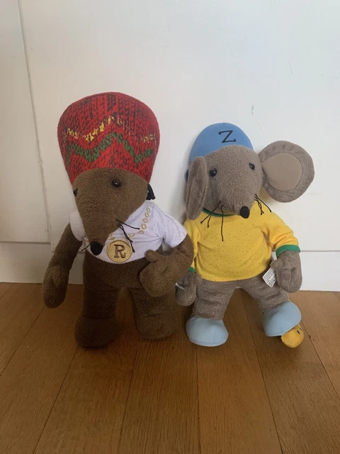 CBEEBIES RASTA MOUSE TV Cartoon Zoomer 12" Plush Soft Toy Doll Set £12. ...