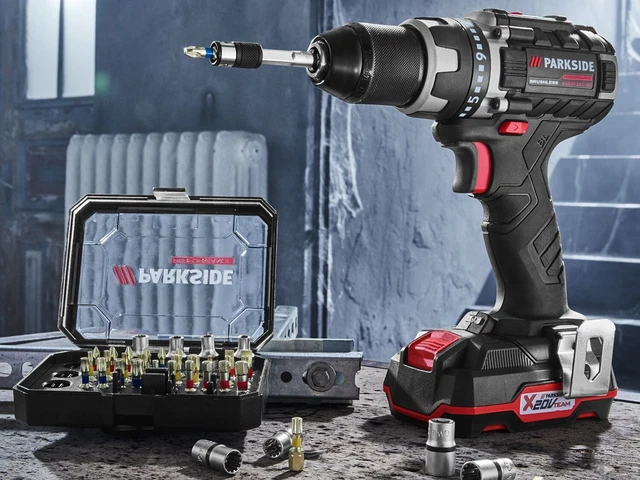 PARKSIDE PERFORMANCE PABSP 20-Li B2, 20V Wireless Screwdriver Drill £ ...