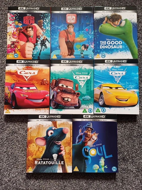 DISNEY PIXAR 4K Blu Ray Collection Lot, 16 Movies with slip covers. £36 ...