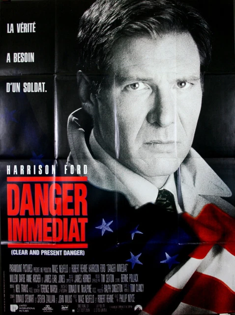 HARRISON FORD WILLEM Dafoe Anne Archer DANGER IMMEDIAT Philip Noyce ...