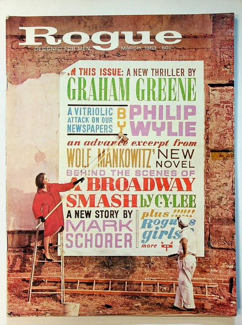ROGUE FOR MEN/DESIGNED for Men Magazine 1st Series Vol. 8 #3 GD 1963 £ ...