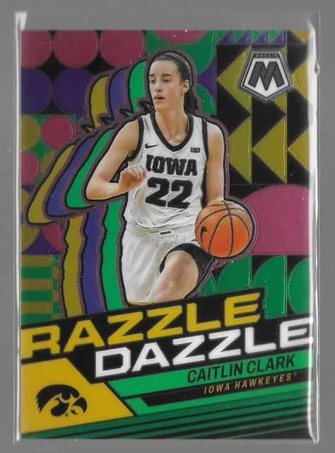 2024 PANINI CAITLIN Clark Collection Razzle Dazzle Mosaic Prizm- Iowa ...