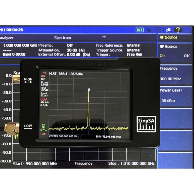 MANUELLE SPECTRUM-ANALYZER 2.8 Ecran Tactile Tiny Spectre Analyseur Rf ...