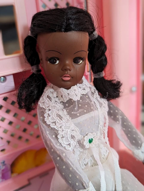 NO DOLL 1970'S Sindy Wedding Dress Worn By Gayle Lace Pretty Clothes ...