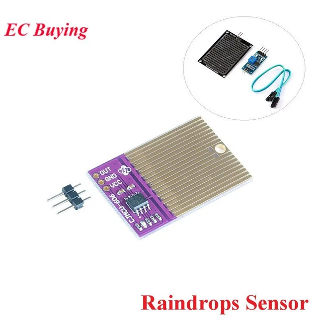 RAINDROPS DETECTION RAIN Weather Humidity Sensor Module CJMCU-606 For ...