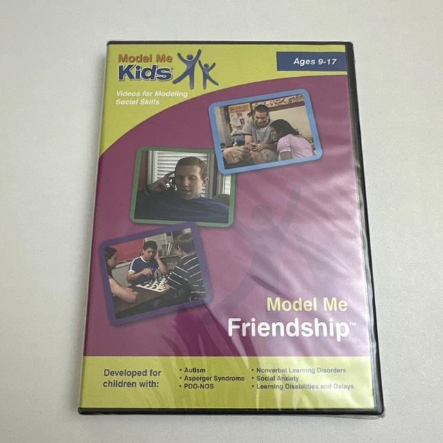 MODEL ME KIDS DVD Friendship Ages 9-17 Social Skills Autism Asperger ...