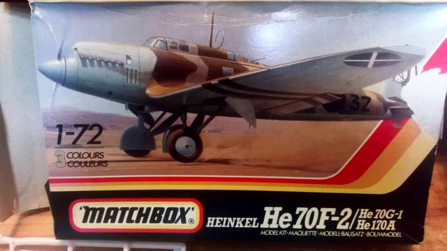 MATCHBOX VINTAGE MODEL Of A Heinkel He 70F-2/He70G-1/He170A £9.00 ...