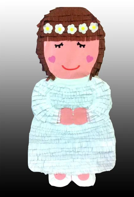 FIRST COMMUNION BAPTISM Angel Pinata Primera Comunion Bautismo Pull ...