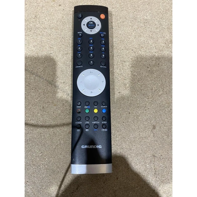 GRUNDIG RC1800/30063113 REMOTE Control Black Wireless Handheld ...
