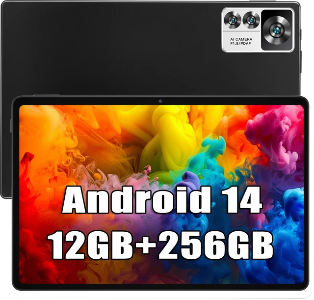 2025 TABLET ANDROID 14 PC 12GB RAM+256GB ROM Tablets 10.1 Inch 8000mAh ...