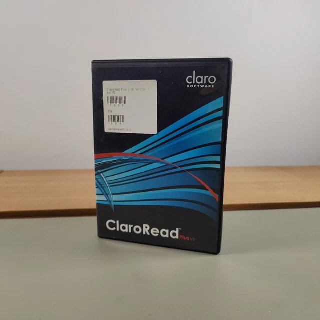 CLAROREAD PLUS V5 PC Windows. Study/Exam Assistance Software Dyslexia ...