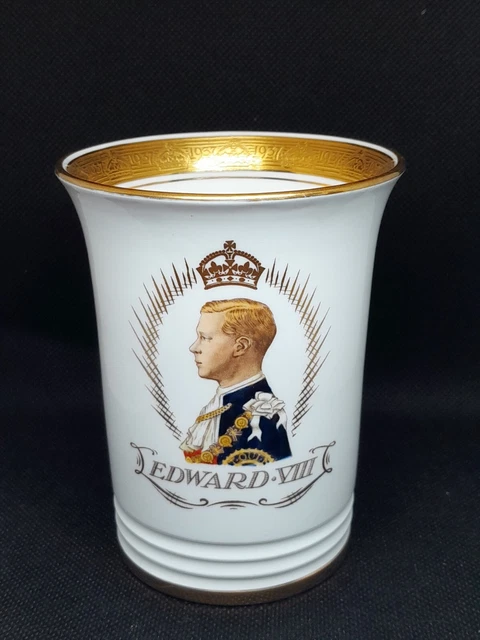 RARE MINTON KING Edward VIII 1937 Coronation Beaker Limited Edition 75/ ...
