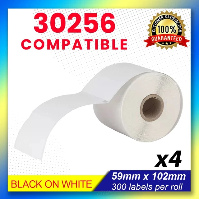 4 ROLL COMPATIBLE Dymo 30256 Label 59mm x 102mm S0719190 LabelWriter ...