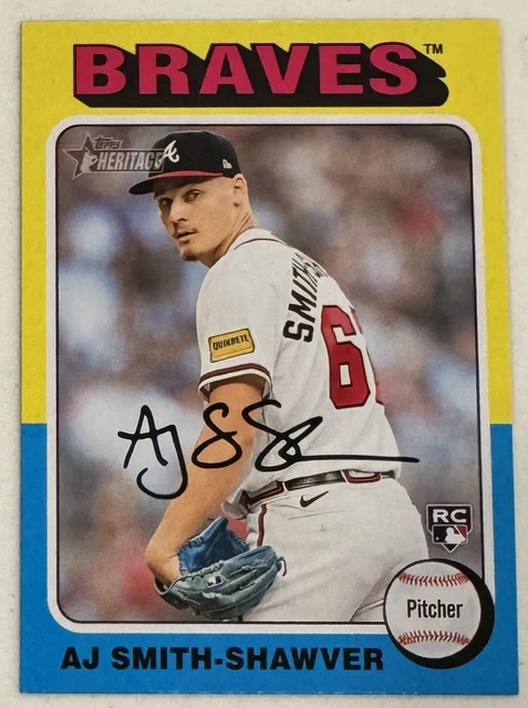 2024 TOPPS HERITAGE AJ Smith Shawver RC #114 EUR 4,49 - PicClick IT