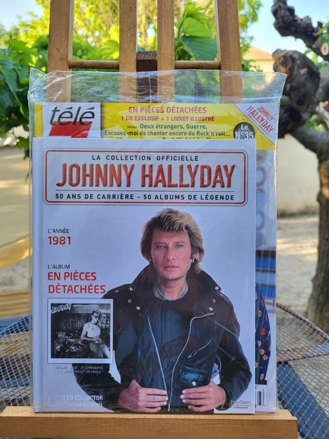 CD LIVRE JOHNNY Hallyday La Collection Officielle Télé 7 Jours N° 35 ...