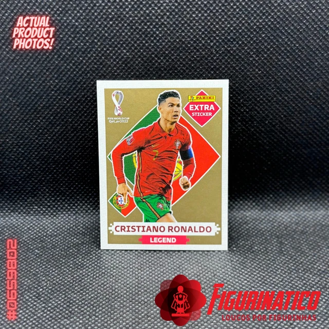 PANINI EXTRA STICKER Fifa World Cup Qatar 2022 Cristiano Ronaldo Legend ...
