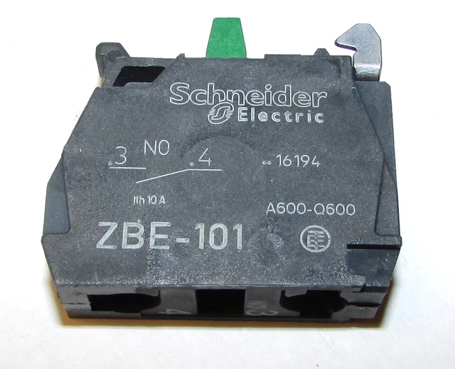 GROUPE SCHNEIDER TELEMECANIQUE ZBE 101 N.O Push Button Contact Block ...
