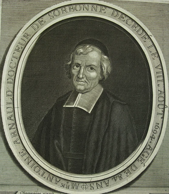 LE GRAND ANTOINE Arnauld janséniste Sorbonne d'ap Phil DE CHAMPAIGNE ...