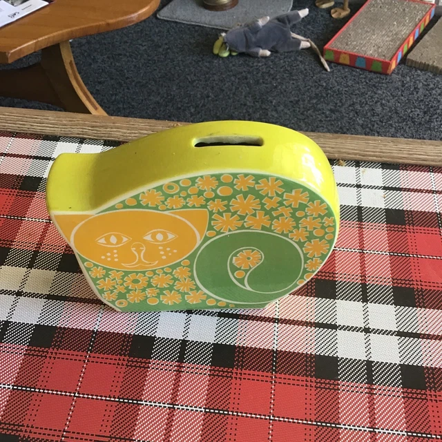 VINTAGE CARLTON WARE Cat Money Box designed by Vivienne Brennan £20.89 ...