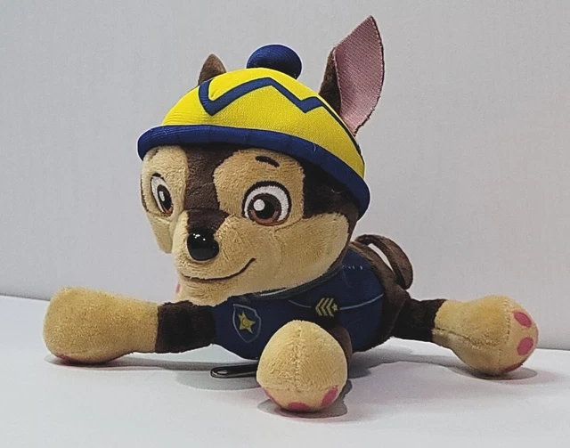 NICK JR PAW Patrol Chase Police Dog Plush Small Zipper Storage Backpack ...