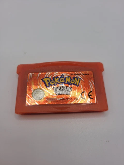 POKEMON FIRERED VERSION Genuine Cartridge Only Nintendo Gameboy Advance ...