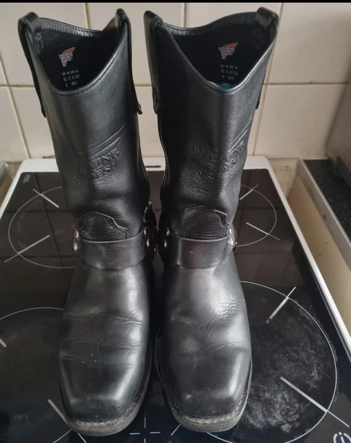 RED WING 969 Men's Motorcycle Boots Uk 7.5 £65.00 - PicClick UK