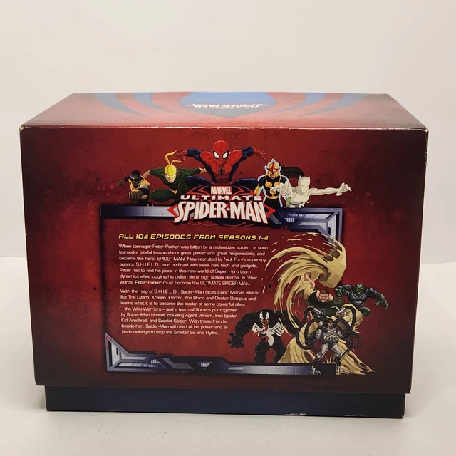 MARVEL ULTIMATE SPIDER-MAN The Complete Series 1-4 DVD 16-Disc Set ...