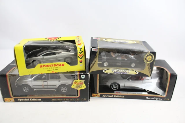 BOXED MODEL CARS, Maisto, Shell, Diecast Car Collection, Maserati ...