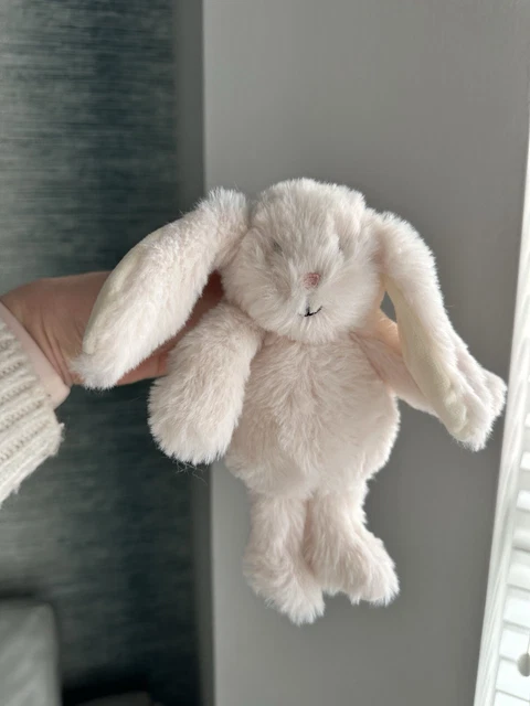DUNELM CREAM BUNNY Rabbit Teddy Plush Soft Toy Comforter Soother Doudou ...