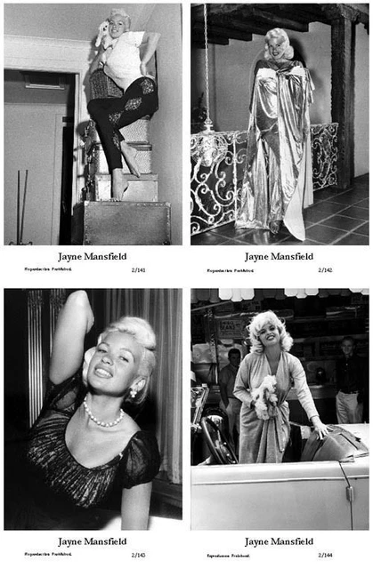 JAYNE MANSFIELD - Movie Star Pin Up PHOTO POSTCARD - 2-21 Swiftsure Postcard £4.10 - PicClick UK