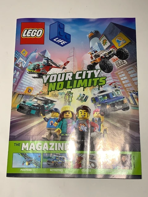 LEGO LIFE MAGAZINE-MARCH 2023- LEGO CITY THE MAGAZINE (Vertical Fold ...