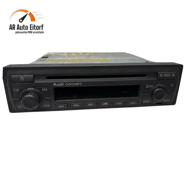 AUDI A3 8P A4 B5 A6 4B C5 TT 8N CD Radio Concert 4B0035186S Keine Pixelfehler EUR 88,88 ...