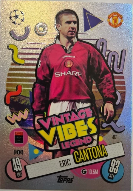 MATCH ATTAX 2024/2025 417 Legend Eric Cantona £0.83 - PicClick UK