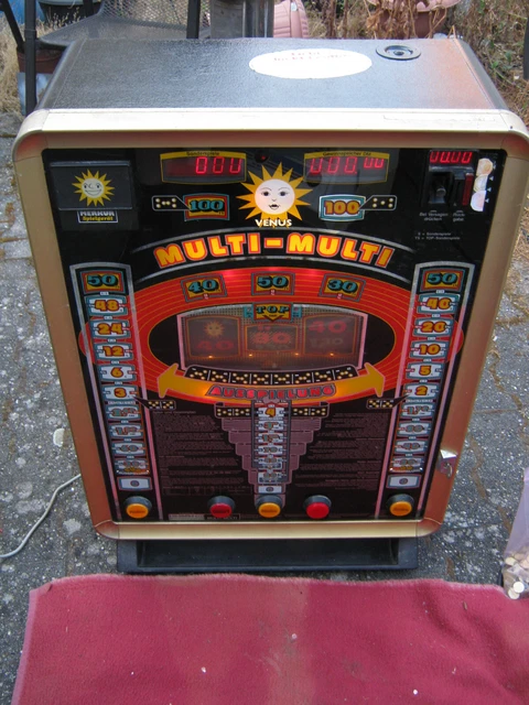 VERKAUFE SELTENEN SPIELAUTOMAT Merkur Venus Multi-Multi auf Euro EUR ...