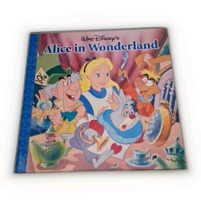 WALT DISNEYS ALICE in Wonderland Hardcover Book 8x8 £18.62 - PicClick UK