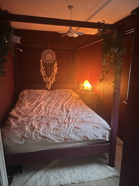 KING SIZE FOUR Poster Bed Frame £187.90 - PicClick UK