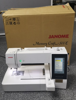 JANOME MEMORY CRAFT 500E MC500E Embroidery Machine £950.00 - PicClick UK