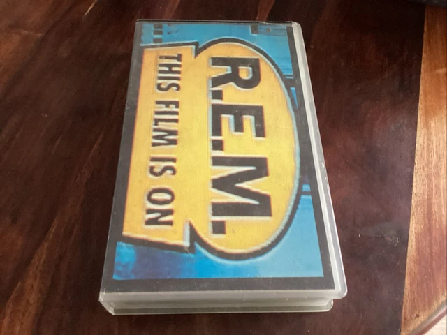 VINTAGE 90S REM Rare Retro VHS cassette tape This Film Is On 1991 music ...