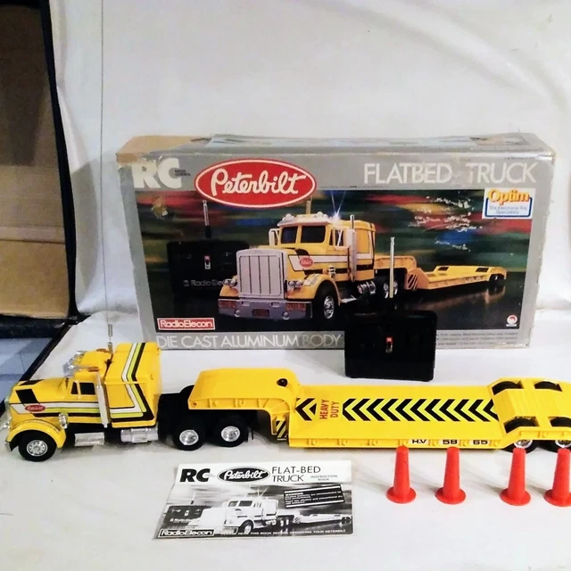 RARE SHINSEI / RADIO ELECON RC Peterbilt Flatbed Truck ( SUPERB ) £400. ...
