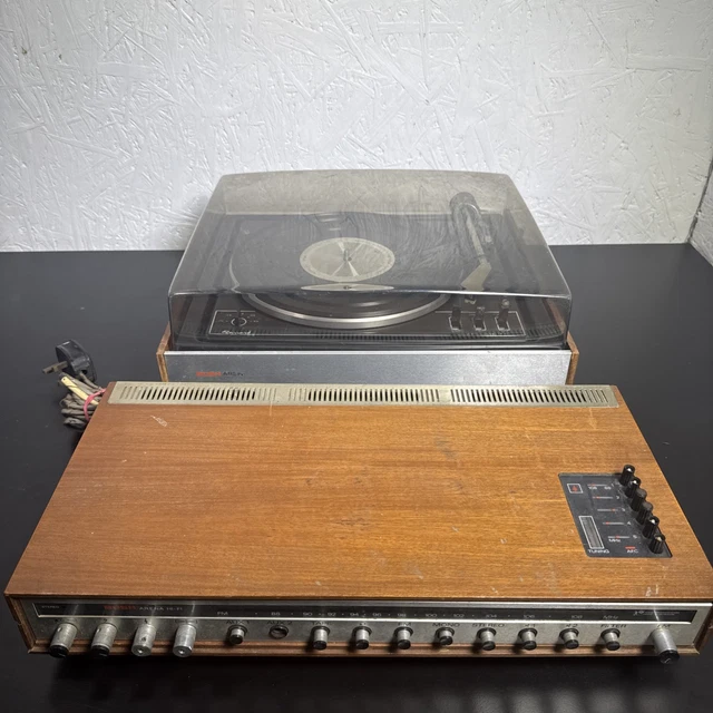 BUSH ARENA HI-FI Garrard AP76 Record Player & TA2700 Amplifier Receiver ...