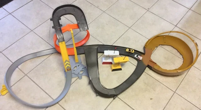 TEAM HOT WHEELS TCR Total Control Racing Supercharged Stunt Park RC Car ...