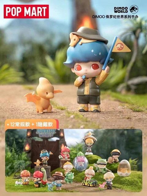 POP MART DIMOO Jurassic World Series Figures Confirmed Blind Box Toy ...