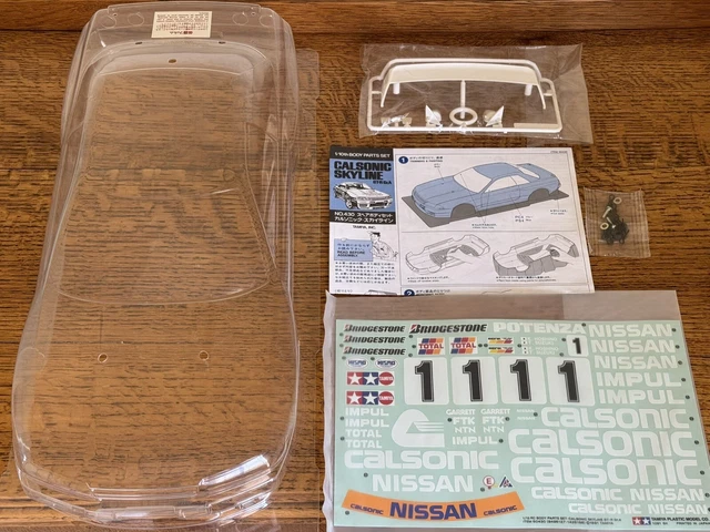 VINTAGE NOS TAMIYA 1/10 RC Calsonic Nissan R32 Skyline GT-R Gr.A Body Set 50430 £152.43 ...