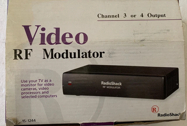 RADIO SHACK VIDEO RF Modulator Adapter 15-1244 $7.00 - PicClick