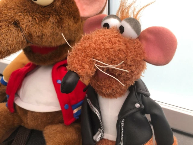 THE MUPPETS RIZZO The Rat Backpack 22" Large Bag & Rizzo Plush Soft Toy ...